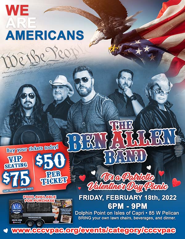 The Ben Allen Band - Patriotic Valentine's Day Picnic - Collier County ...